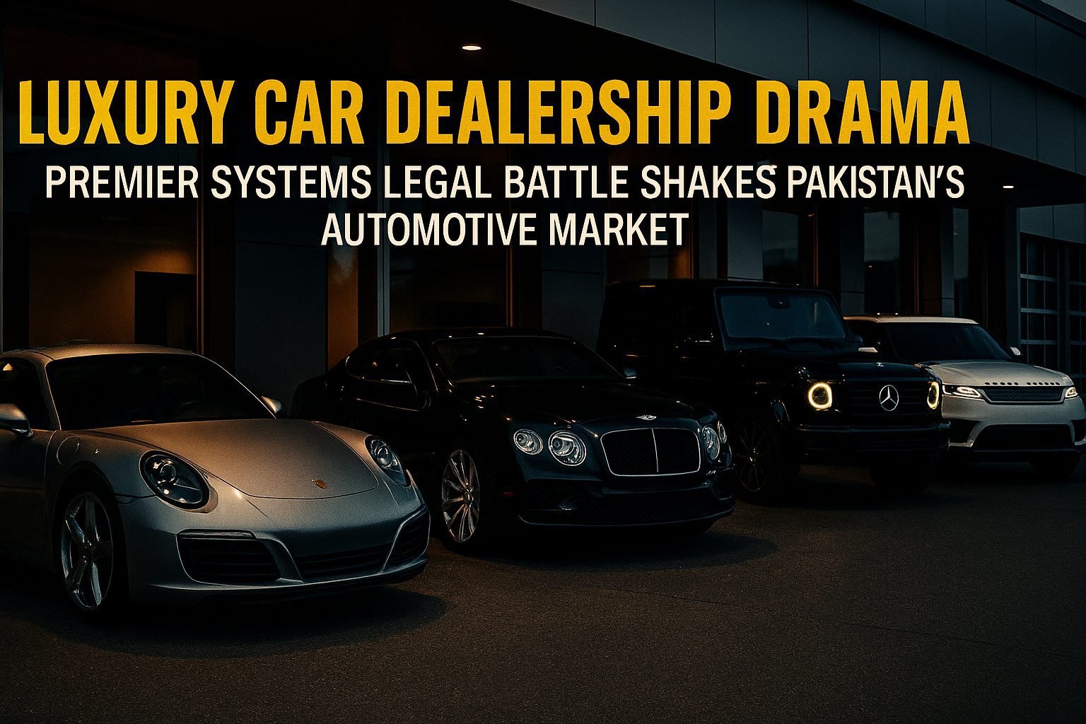 Luxury Car Dealership Drama: Premier Systems Legal Battle Shakes ...
